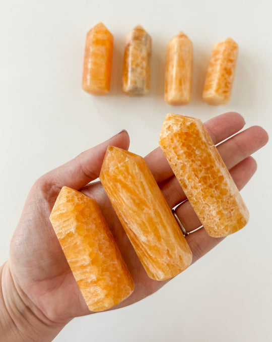 Orange Calcite – Whimsy + Wellness