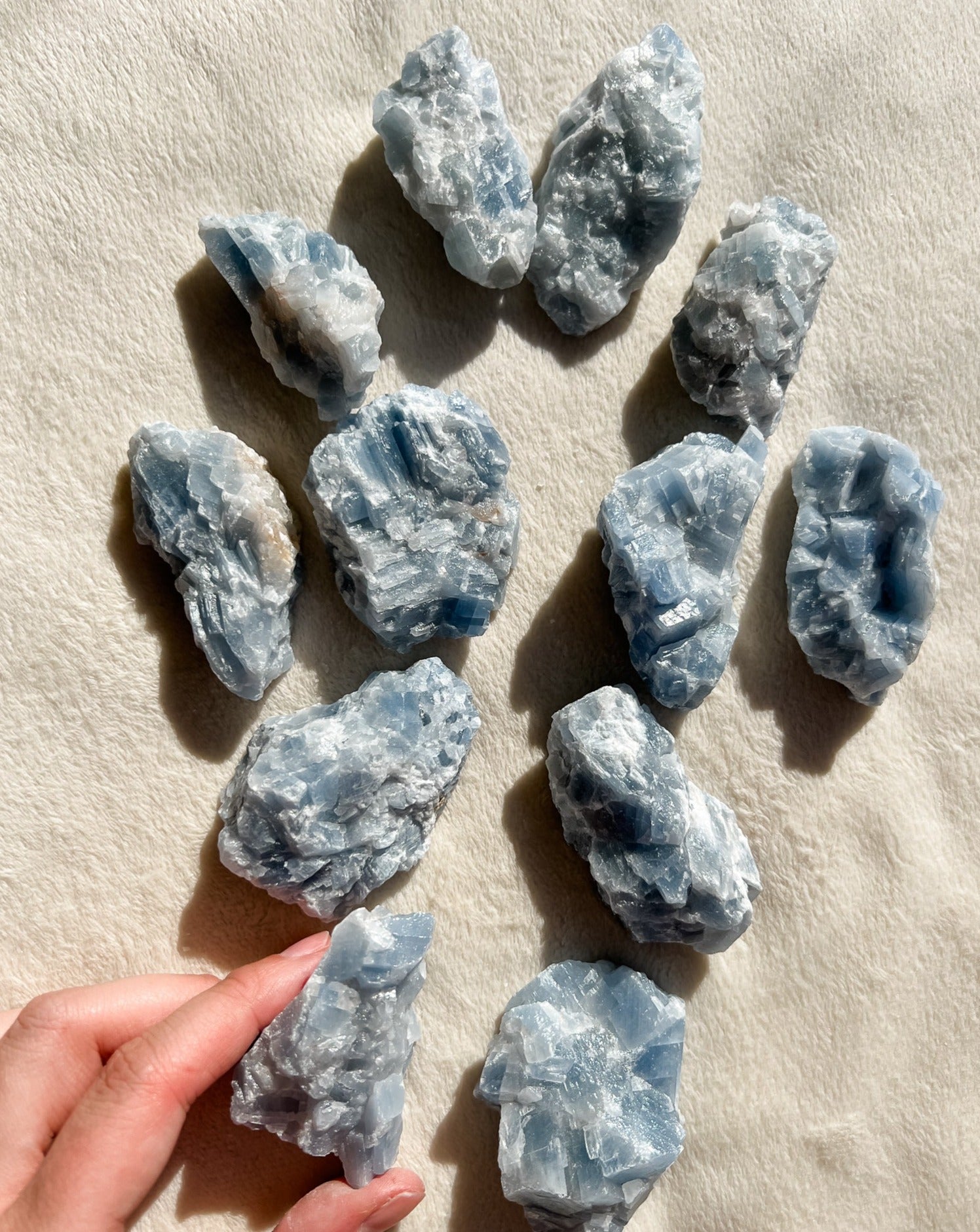 Blue Calcite Rock